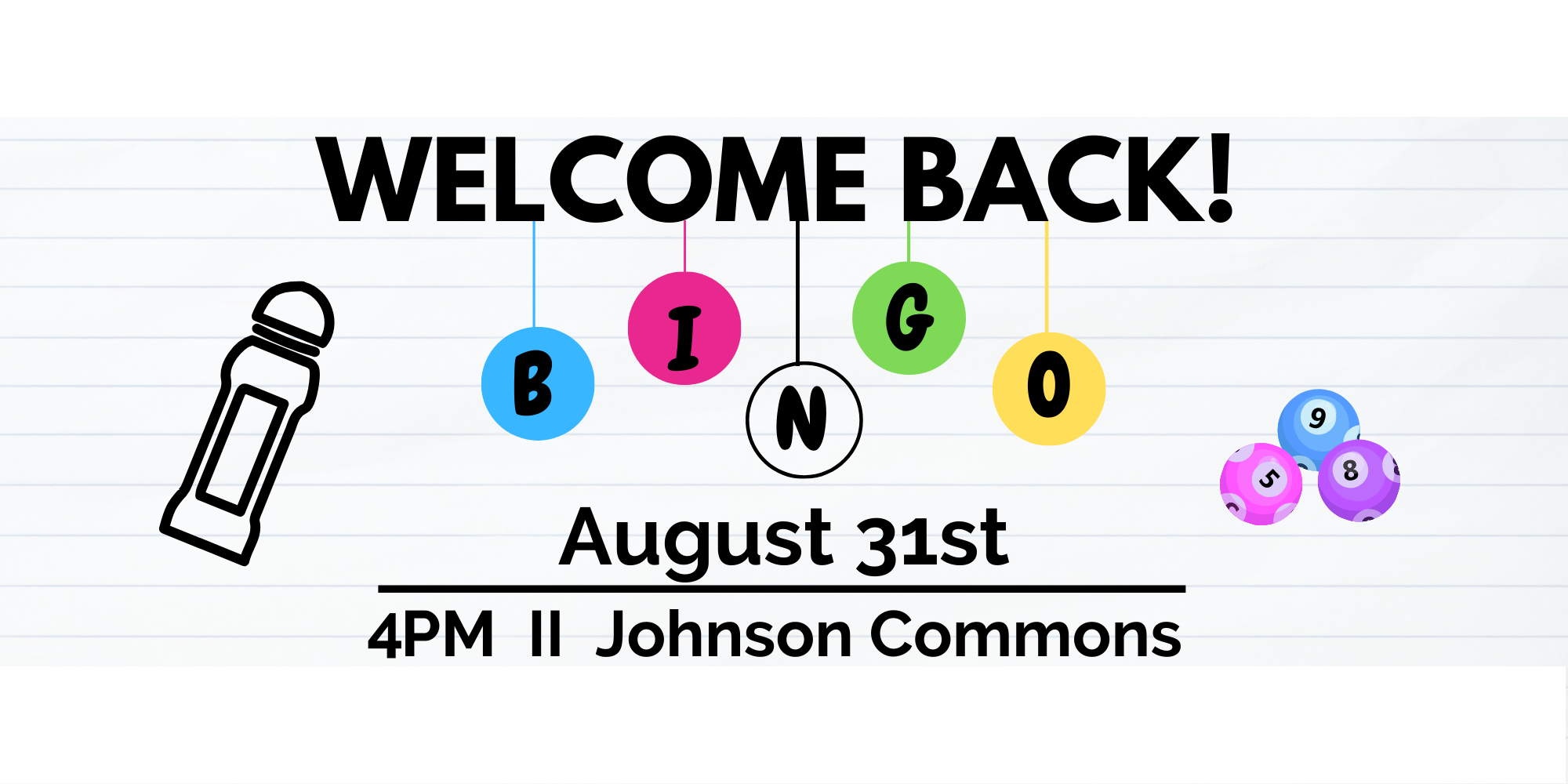 Waynesburg University | Welcome Back Bingo