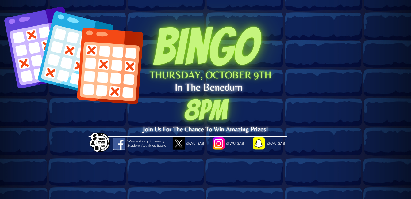 Waynesburg University | Bingo Night