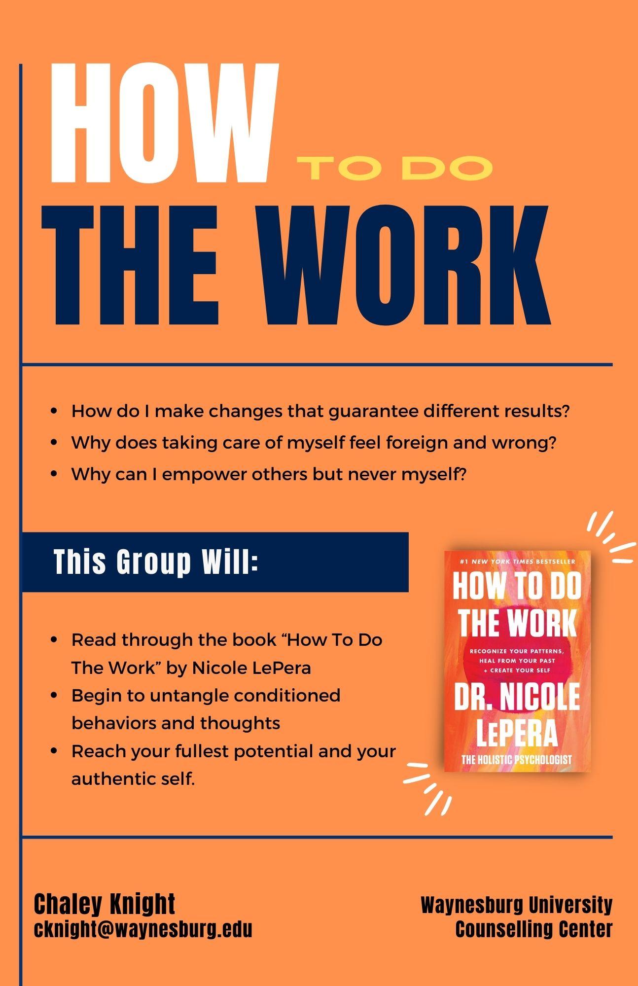 Waynesburg University | How to do the work group flyer